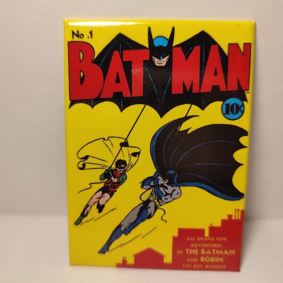 DC Comics | Accents | Batman And Robin Fridge Magnet Official Dc Comic ...